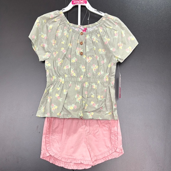Penelope Mack | Matching Sets | Penelope Mack 2 Pc Peplum Short Sleeve ...